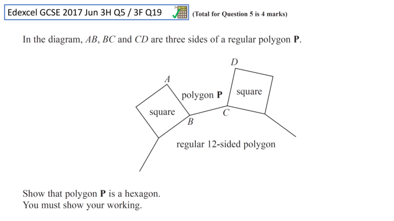 Edexcel 2017 Jun 3H Q05 / 3F Q19 - Work It Out :: wio.org